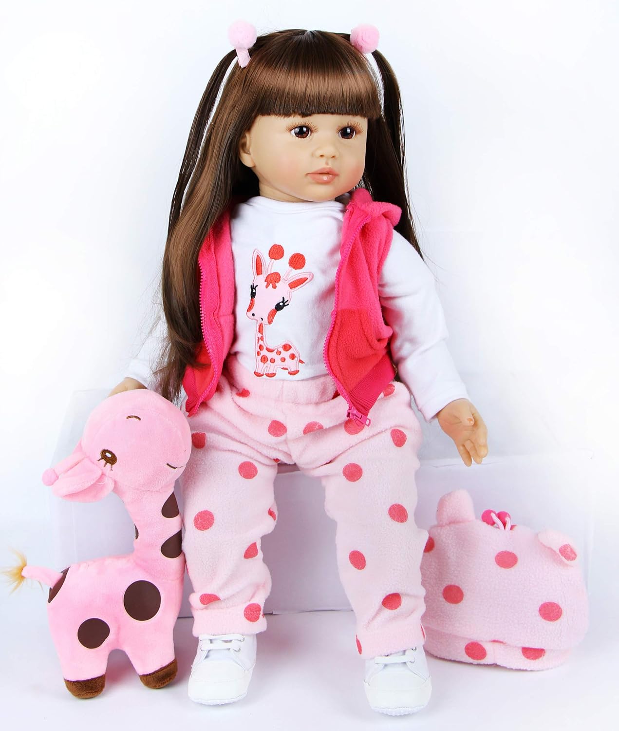 ZIYIUI Reborn Dolls Toddler 24 inch 60cm Realistic Baby Dolls Soft ...
