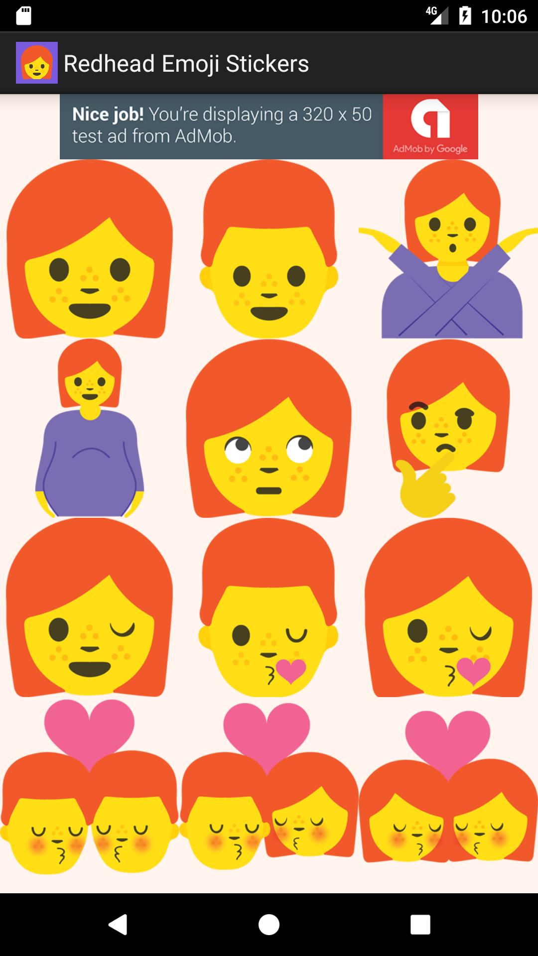 Redhead Emoji Stickers:Amazon.com:Appstore for Android