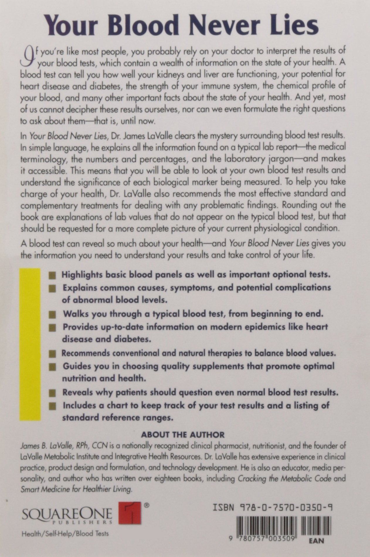 Mua Your Blood Never Lies: How to Read a Blood Test for a Longer ...