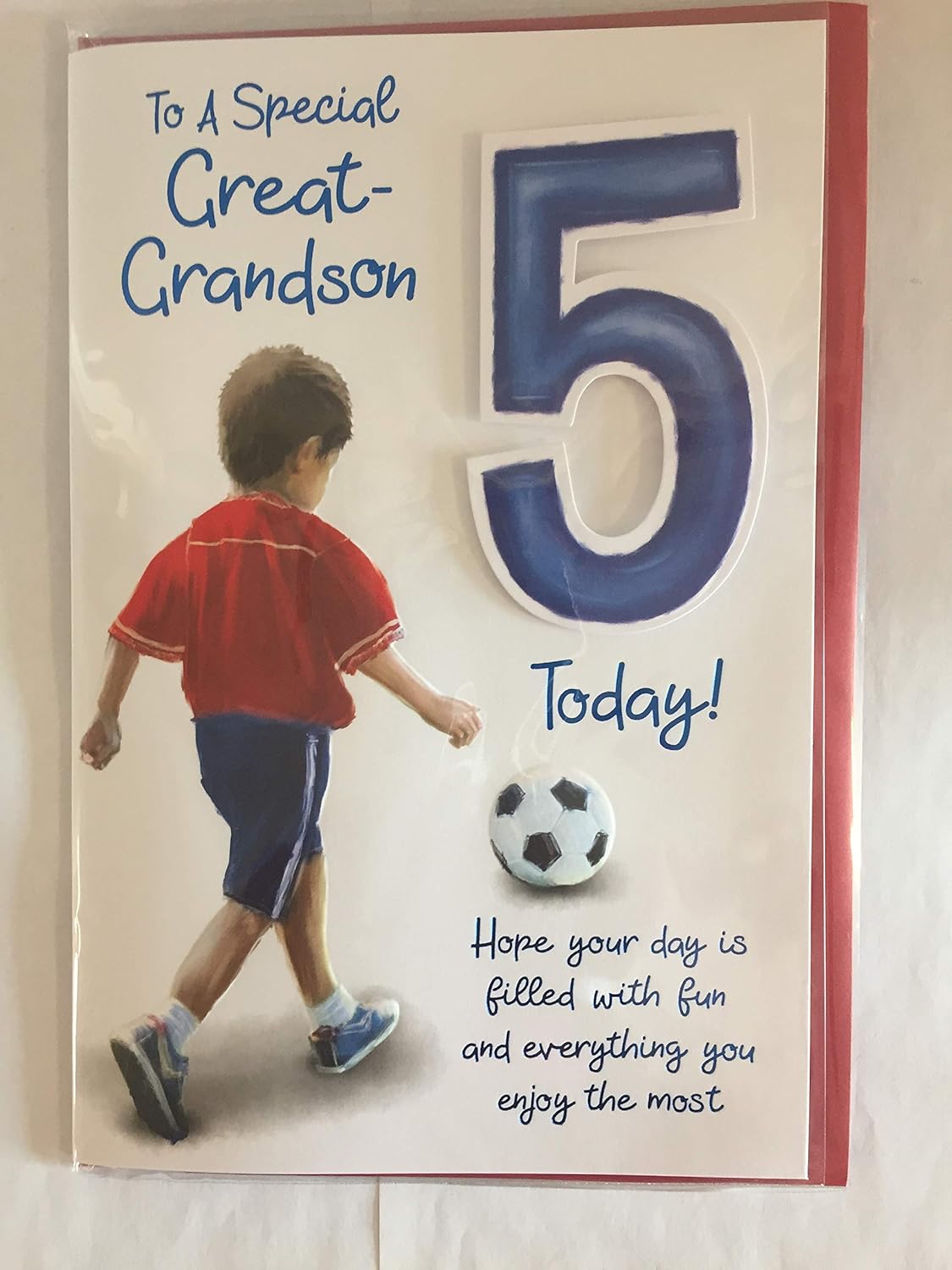 To A Special Great Grandson 5 Today Birthday Card Age 5 5th Five Boy to-a-special-great-grandson-5-today-birthday-card-age-5-5th-five-boy