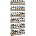 Amazon.com: 2 Pack- Simple Trending 3 Tier Spice Rack Organizer, Wall ...