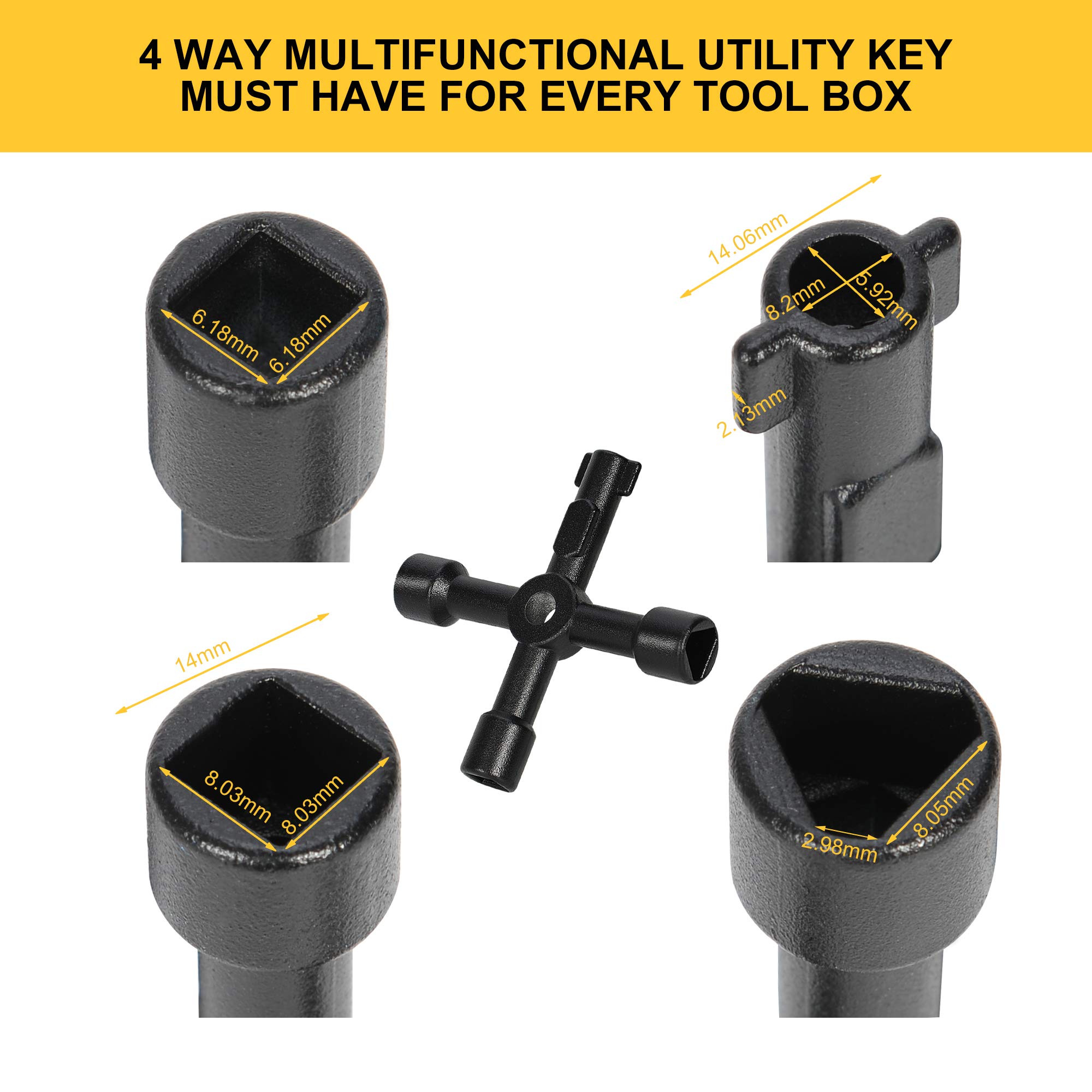 Mua LOSTRONAUT 12 Inches Water Meter Key Cut Off Tool with Enforced ...