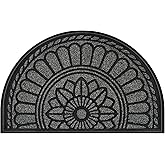 Amazon.com : Mibao Half Round Door Mat, Durable Front Outdoor Rug ...