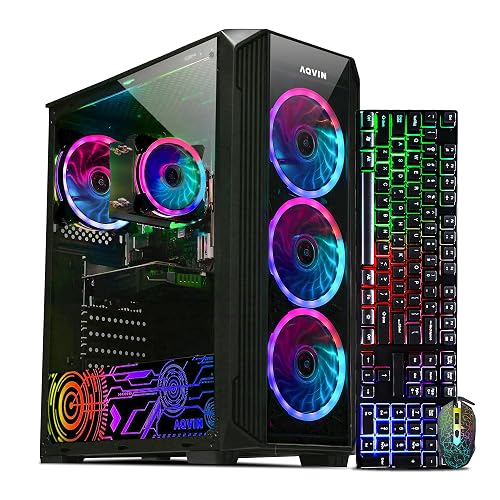AQVIN ZForce Gaming PC Tower - Intel Core i7 Upto 4.60Ghz, GTX 1660 ...