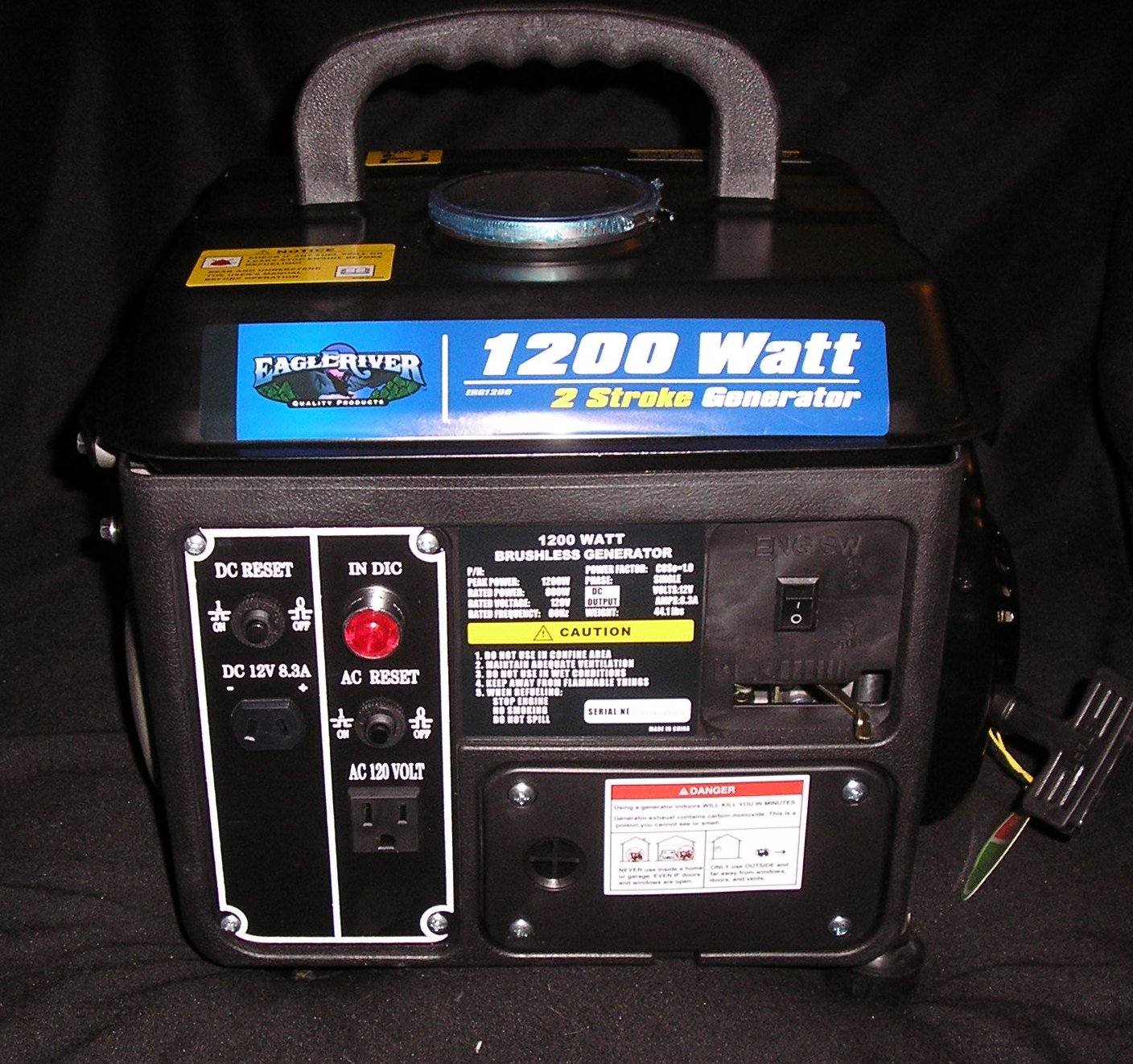 Galleon - Eagle River 1200 Watt Generator, 120V