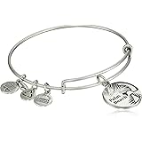 Amazon.com: Alex and Ani "Places We Love" Rafaelian Silver-Tone Block Island Initials Expandable ...