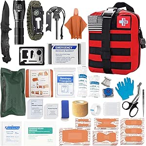 Amazon.com: [2021 Upgrade] First Aid Kit Medical Reinforcement Type ...