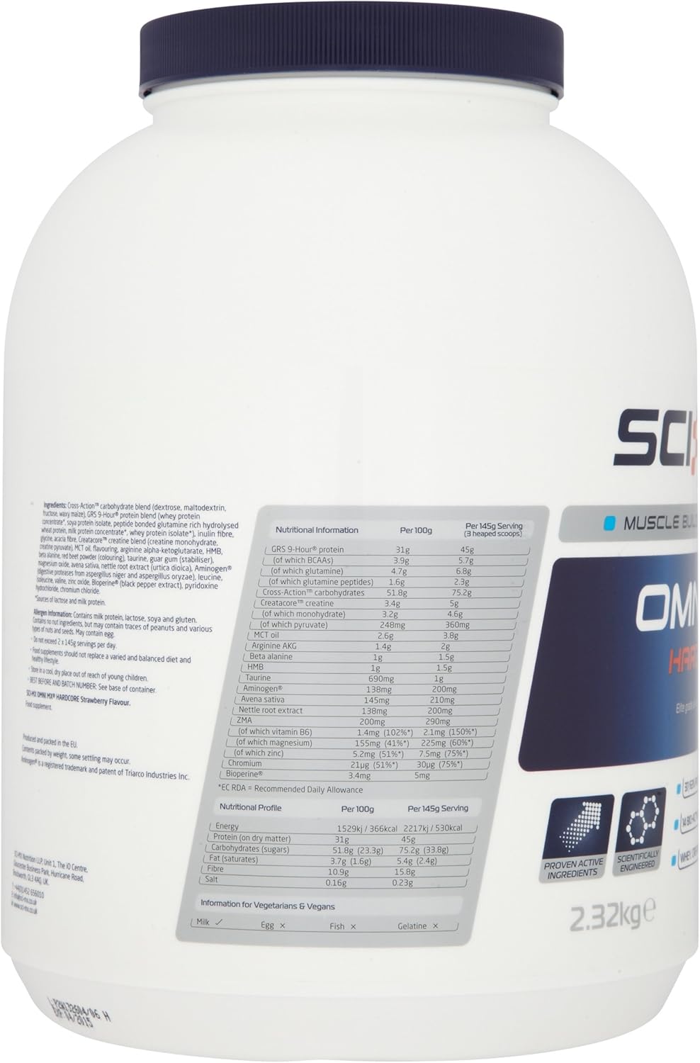SCI-MX Nutrition OMNI-MX Hardcore, Protein Powder All-in-One Mass Shake ...