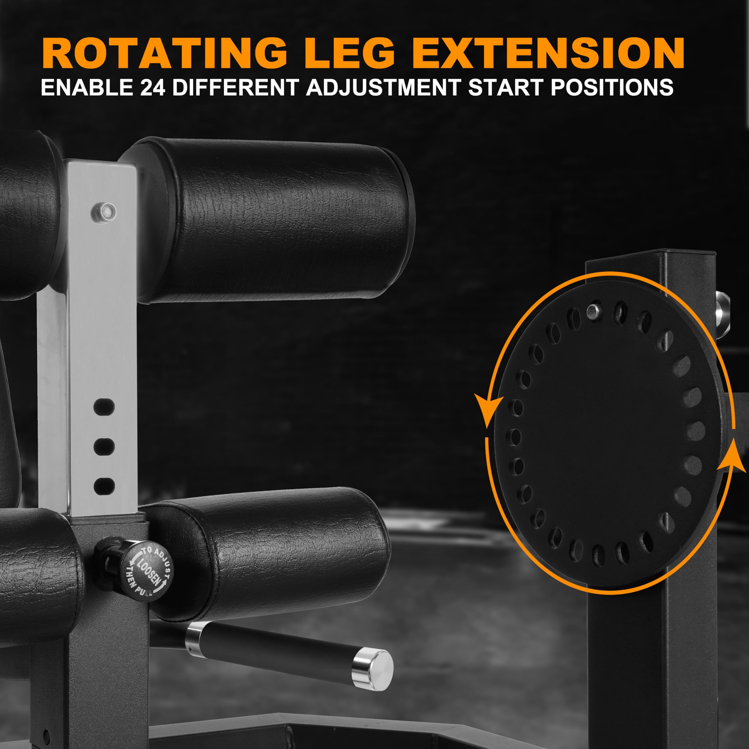 Mua Fitvids Adjustable Plate Loaded Lower Body Special Leg Extension ...