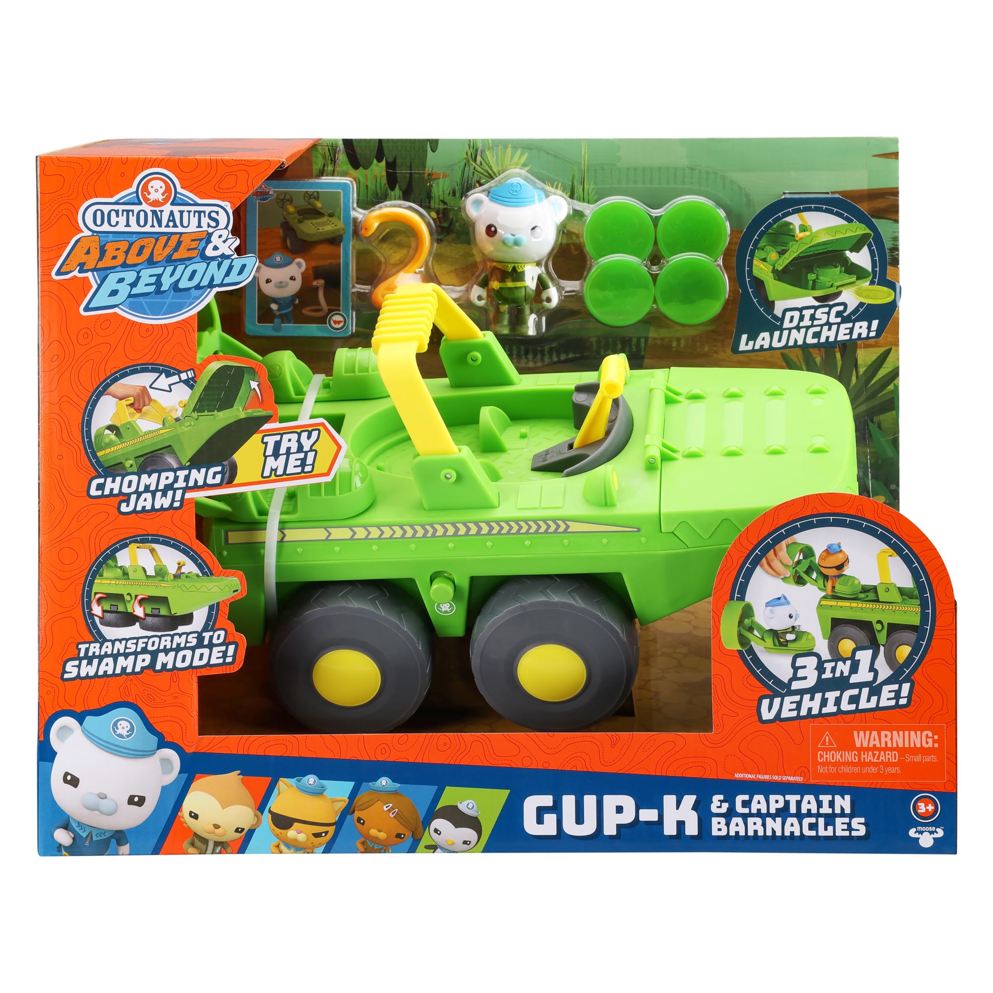 Octonauts Gup-K Swamp Speeder Toy With Captain Barnacles Figure on ...