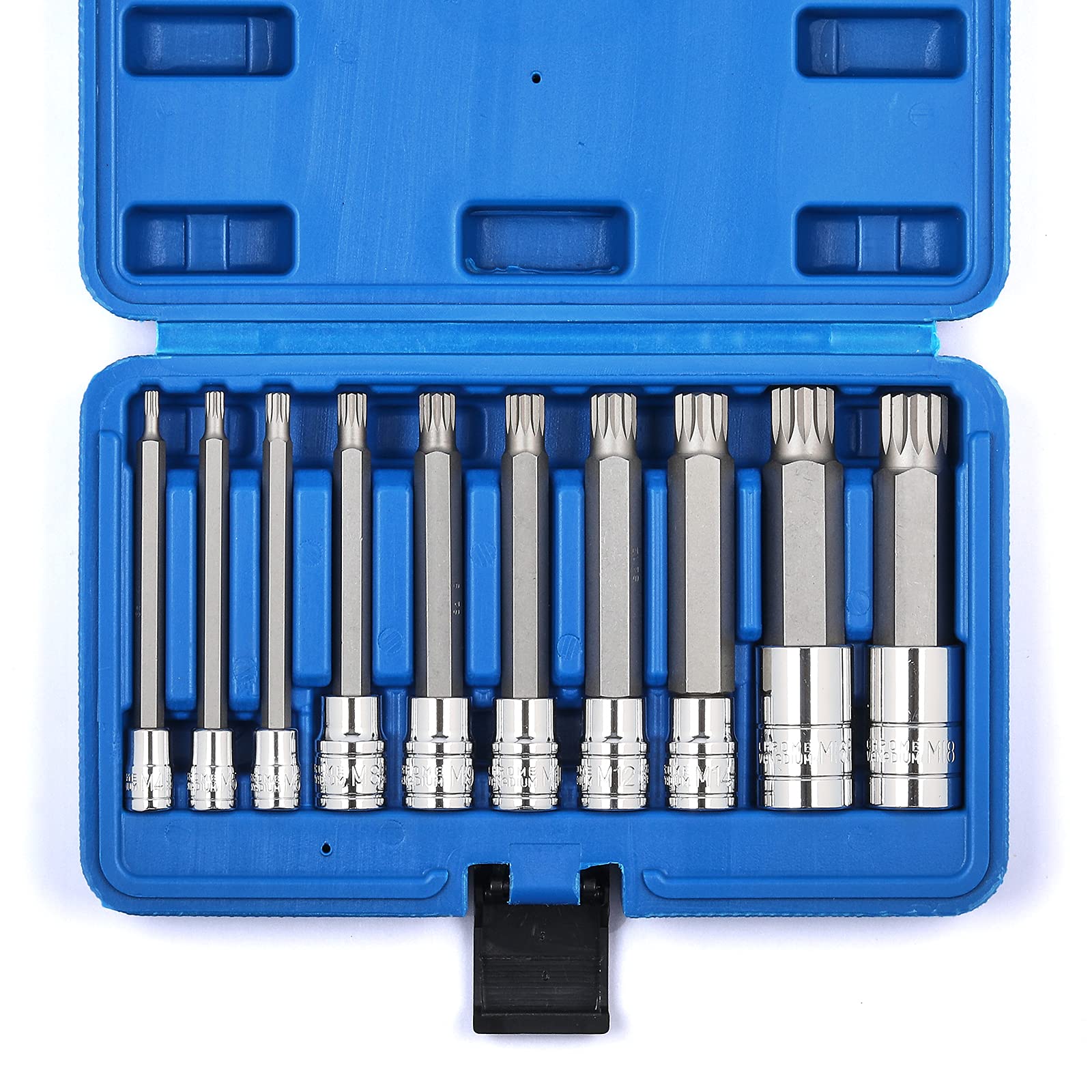 Mua MIXPOWER 10 Piece Spline Tip Bit Socket Set, M-Type, S2 and Cr-V ...