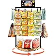 Amazon.com: Poyilooo Chip Rack Display Stand, 4 Tier 32 Clip Clips ...