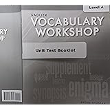 Sadlier Oxford Vocabulary Workshop Unit Test Booklet Level B ...