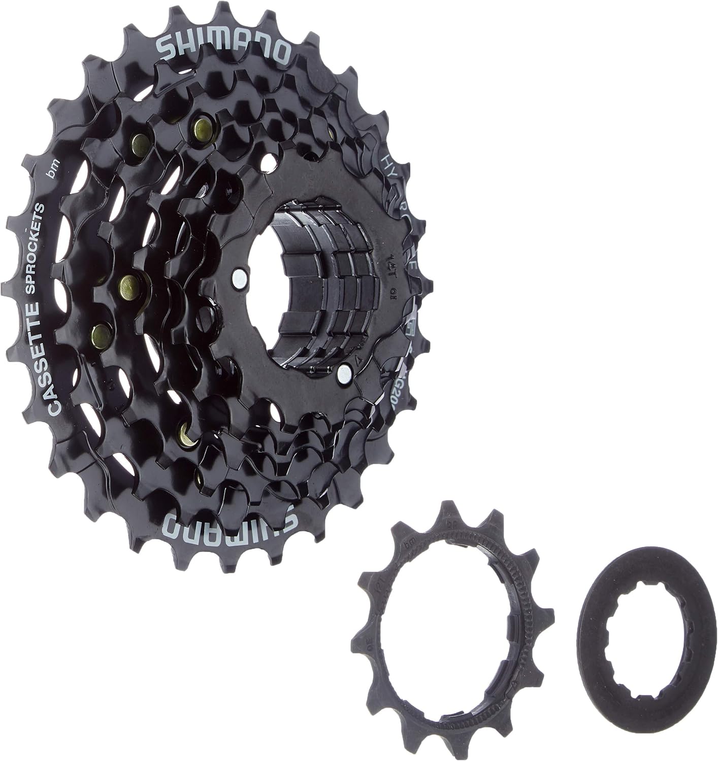 SHIMANO 7 Speed Cassette CS-HG20-7 (Brown/Black): Amazon.com.mx ...