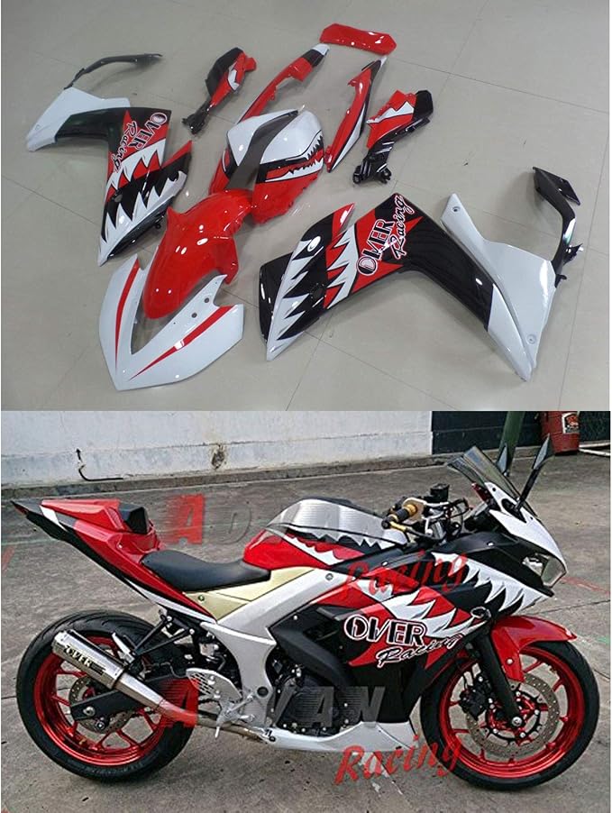 Amazon.com: Moto Onfire ABS Injection Mold Plastic Fairings Kits Fit ...