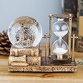 Amazon.com: FLJZCZM Music Crystal Snow Globe with Hourglass Timer Home ...
