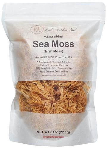 Sea Moss / Irish Moss - Wildcrafted - 100% Natural, Raw / Dried, Makes ...
