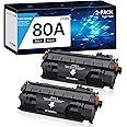 Amazon.com: 80A Toner Cartridge Black High Yield Compatible for HP 80A CF280X CF280A 80X use ...