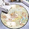 Amazon.com: Round Area Rug Kids Carpet Playmat Non-Slip Throw Runner ...