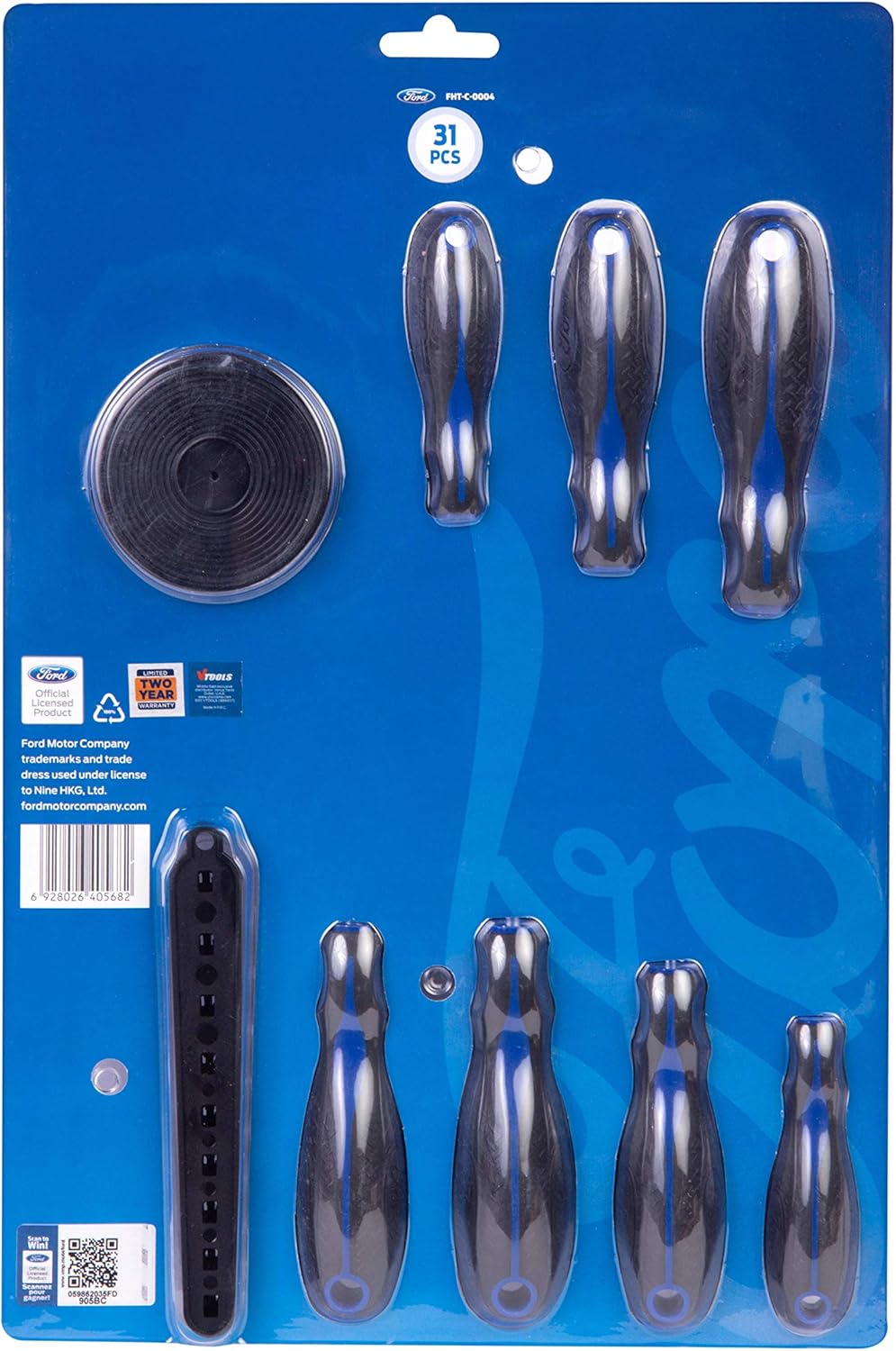 FORD TOOLS 31pc Screwdriver & Bits Set with Magnetic bowl Genuine Ford ...