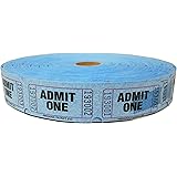 Amazon.com: Admit-One Single Ticket Roll, Numbered, Assorted, 2000/Roll ...