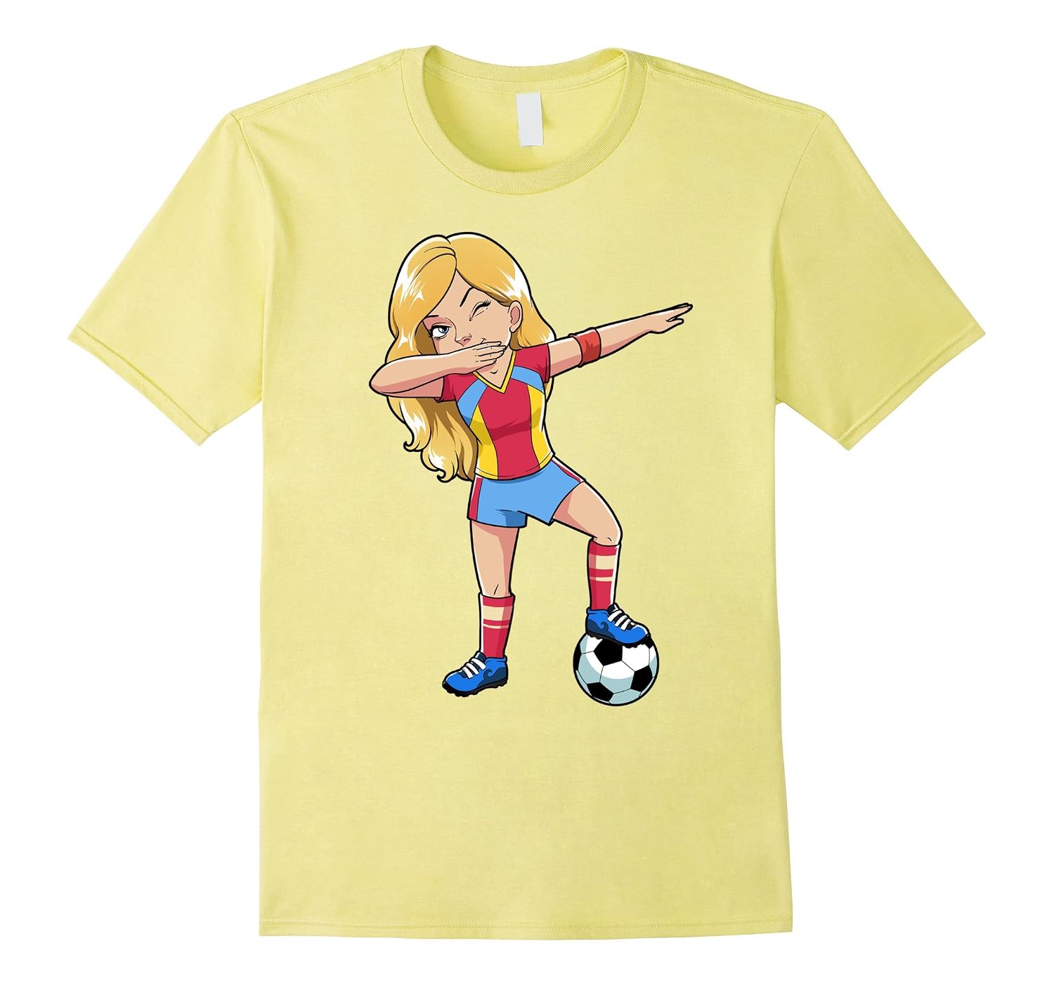 Soccer Dabbing Girl Dab Dance T shirt Funny Football Tee-BN – Banazatee