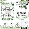 Sinload 10 Pcs Reading Bulletin Board Posters Eucalyptus Classroom ...