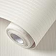 Amazon.com: Aniboo Beige Textured Peel and Stick Wallpaper Modern ...