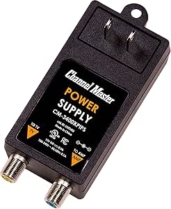 Amazon.com: Channel Master Power Over Coax Adapter for Cable TV Antenna ...
