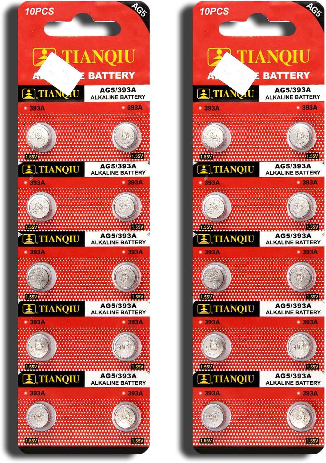 AG5 393A LR754 SR48 Button Cell Batteries [20-Pack]: Amazon.ca: Health ...