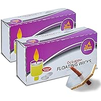 Amazon.com: Ner Mitzvah Round Floating Wicks – 50 Count (Approx ...