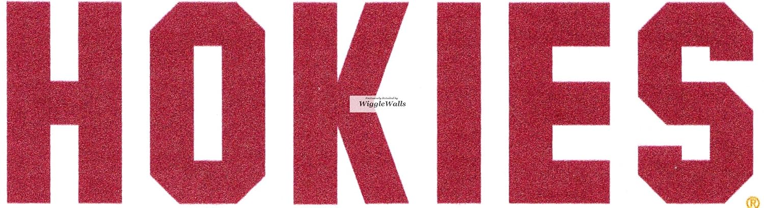 Amazon.com: 6 Inch Hokies Logo Text Virginia Tech Polytechnic Institute ...