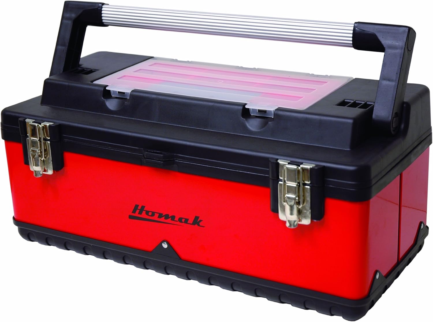 Homak Manufacturing RD00126110 26" Metal & Plastic Hand-Carry Tool Box ...