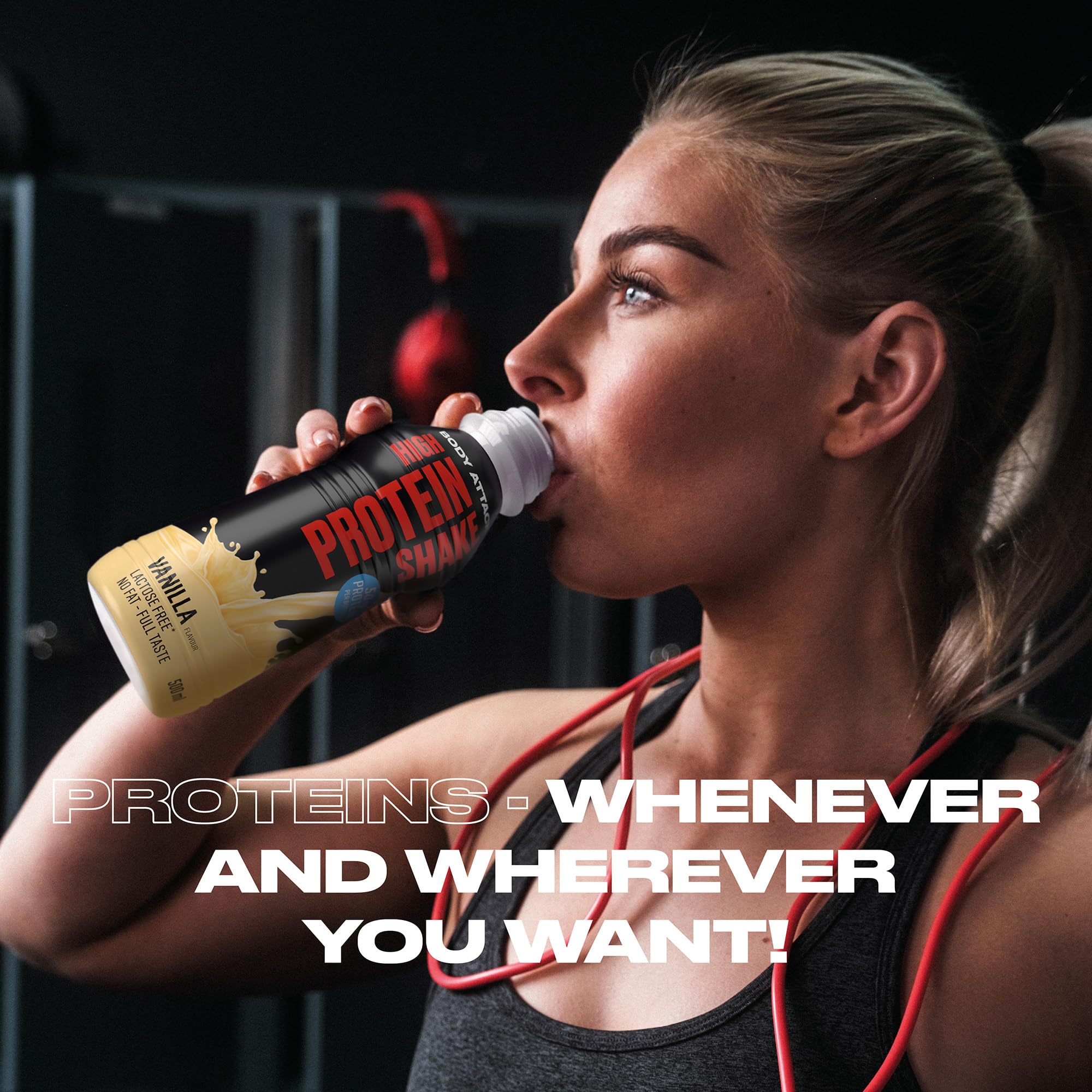 Mua Body Attack High Protein Shake - Vanilla - 12 x 500 ml, je 50 g ...
