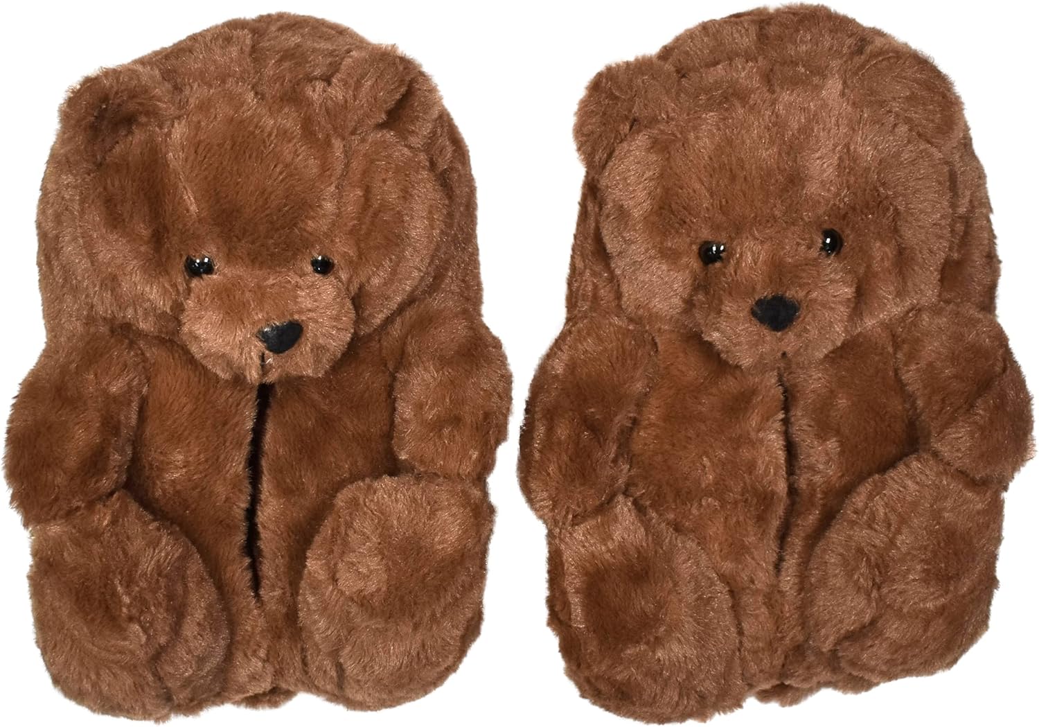 Naturally Ideal Light Brown Bear Slippers One-Size: Amazon.com.au: Fashion