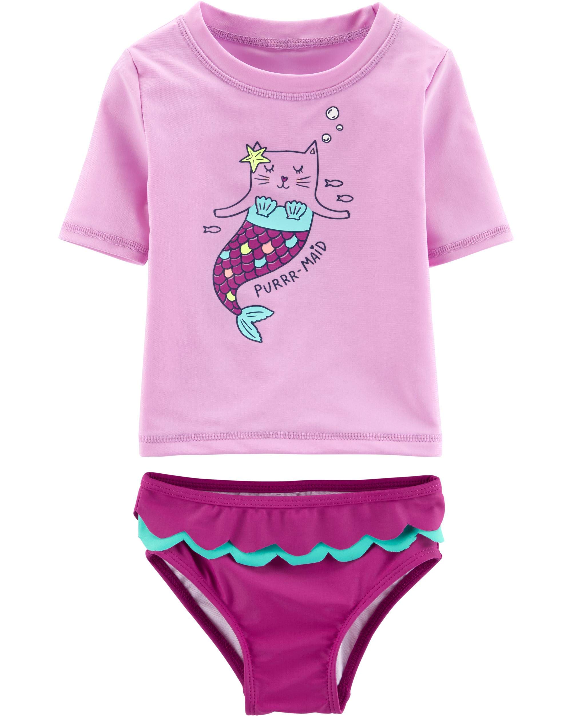 Carter's Girls' Rashguard Swim Set | Beachwear Central