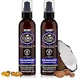 Amazon.com: HASK CURL CARE Curl Enhancing Mousse 2 Piece Bundle- vegan ...