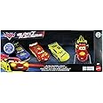 Disney Cars Glow Racers Paquete de 4 Rayos McQueen, Mater, Cruz Ramírez ...