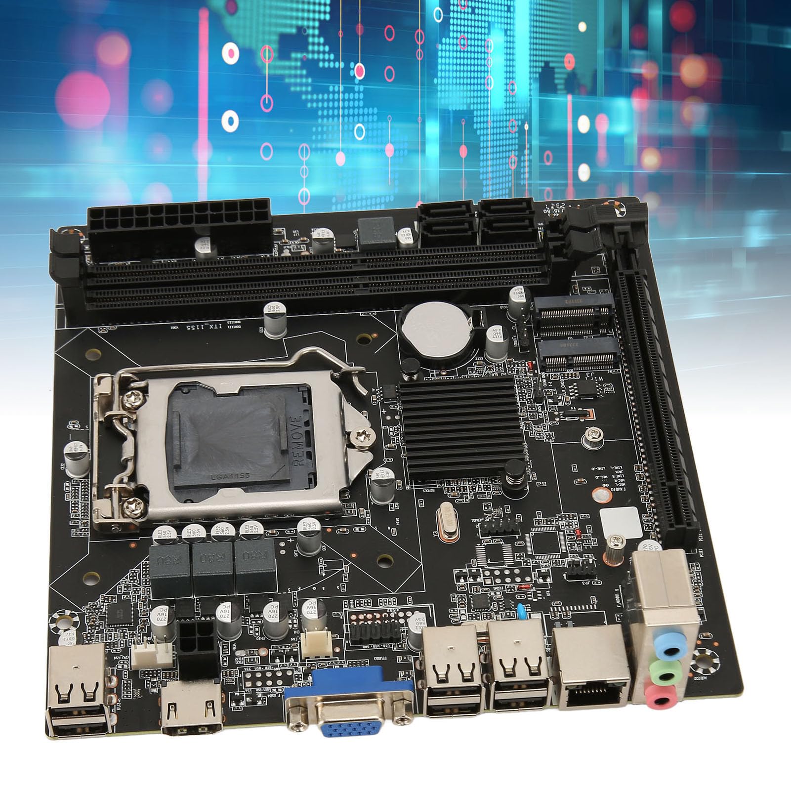 Mua ITX H61 V301 Computer Motherboard, DDR3 1066 1333 1600Mhz LGA 1155 PC Motherboard, Support ...