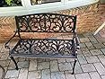 Amazon.com : Decatur Aluminum Patio Bench : Patio, Lawn & Garden