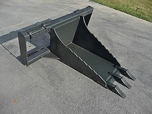 Amazon.com: Skid Steer Loader Compact Tractor Stump Scoop Spade Bucket ...