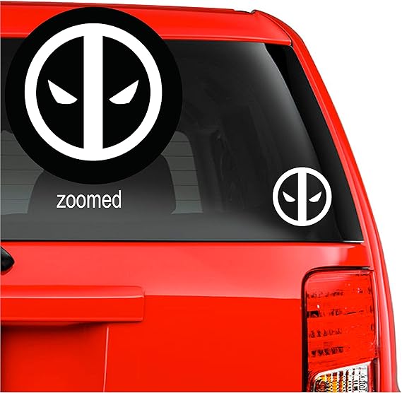 Amazon.com: Deadpool Logo Vinyl Decal Sticke for car Windows Laptop ...