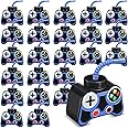 Amazon.com: Mifoci 24 Pcs Plastic Video Gaming Cup with Straw Lid 12 oz ...