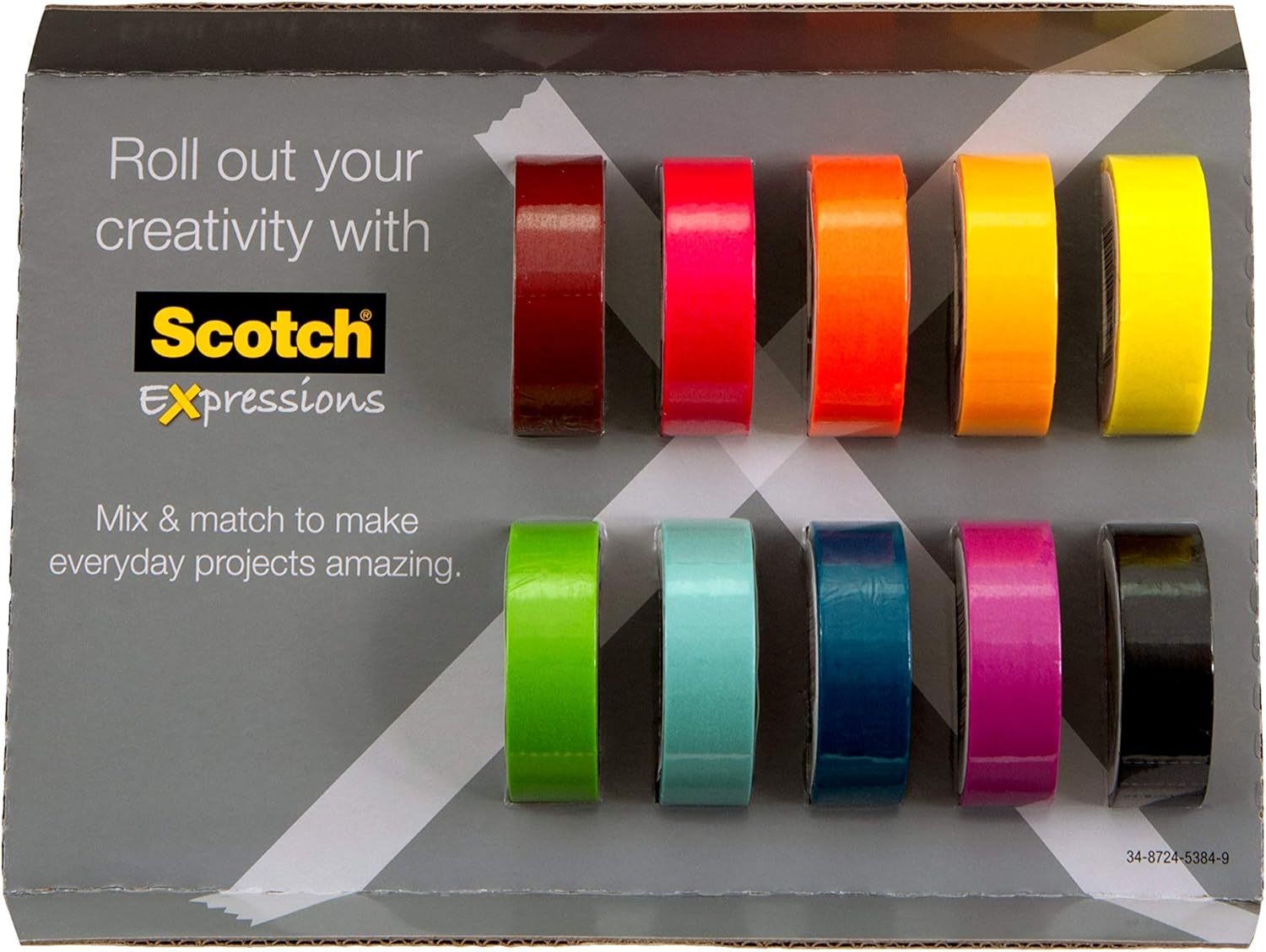 Scotch Brand Scotch Expressions Paper Washi Tape, Great for Bullet ...