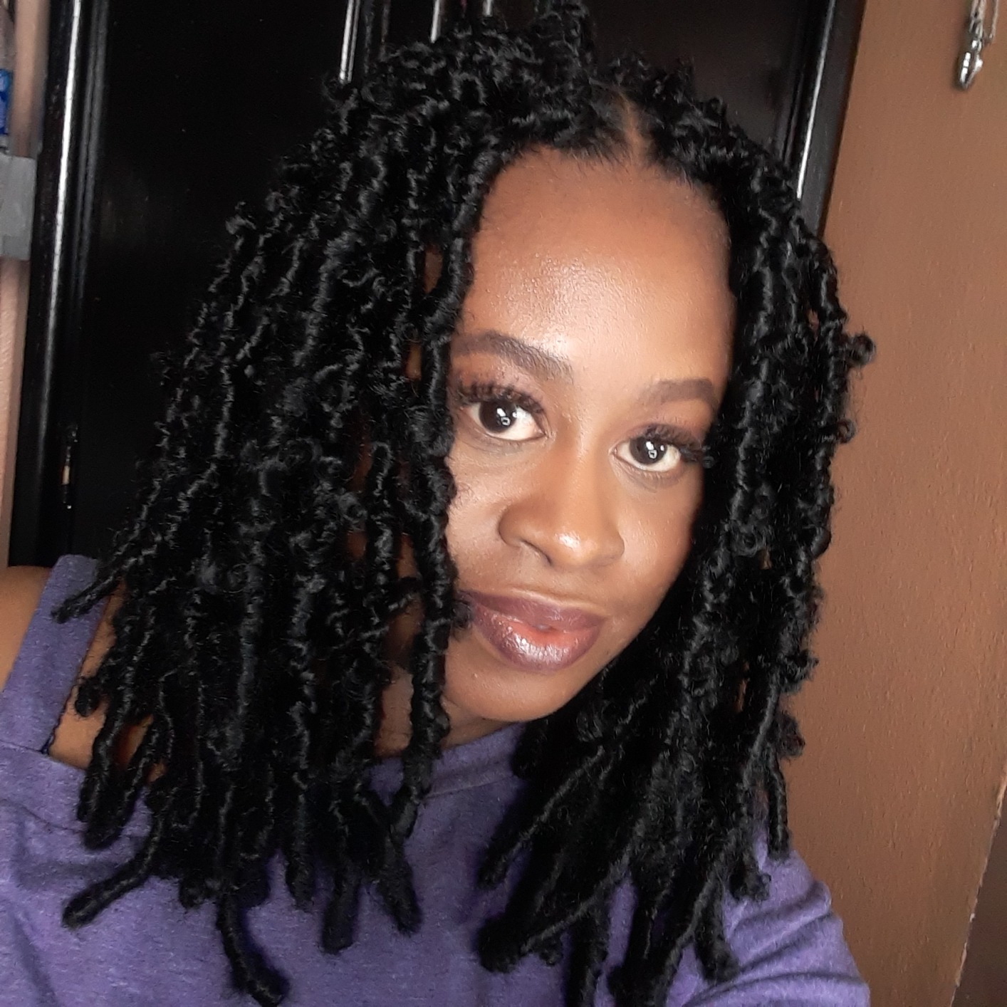 $9/mo - Finance Toyotress Butterfly Locs Crochet Hair - 12 inch 7 Pcs ...