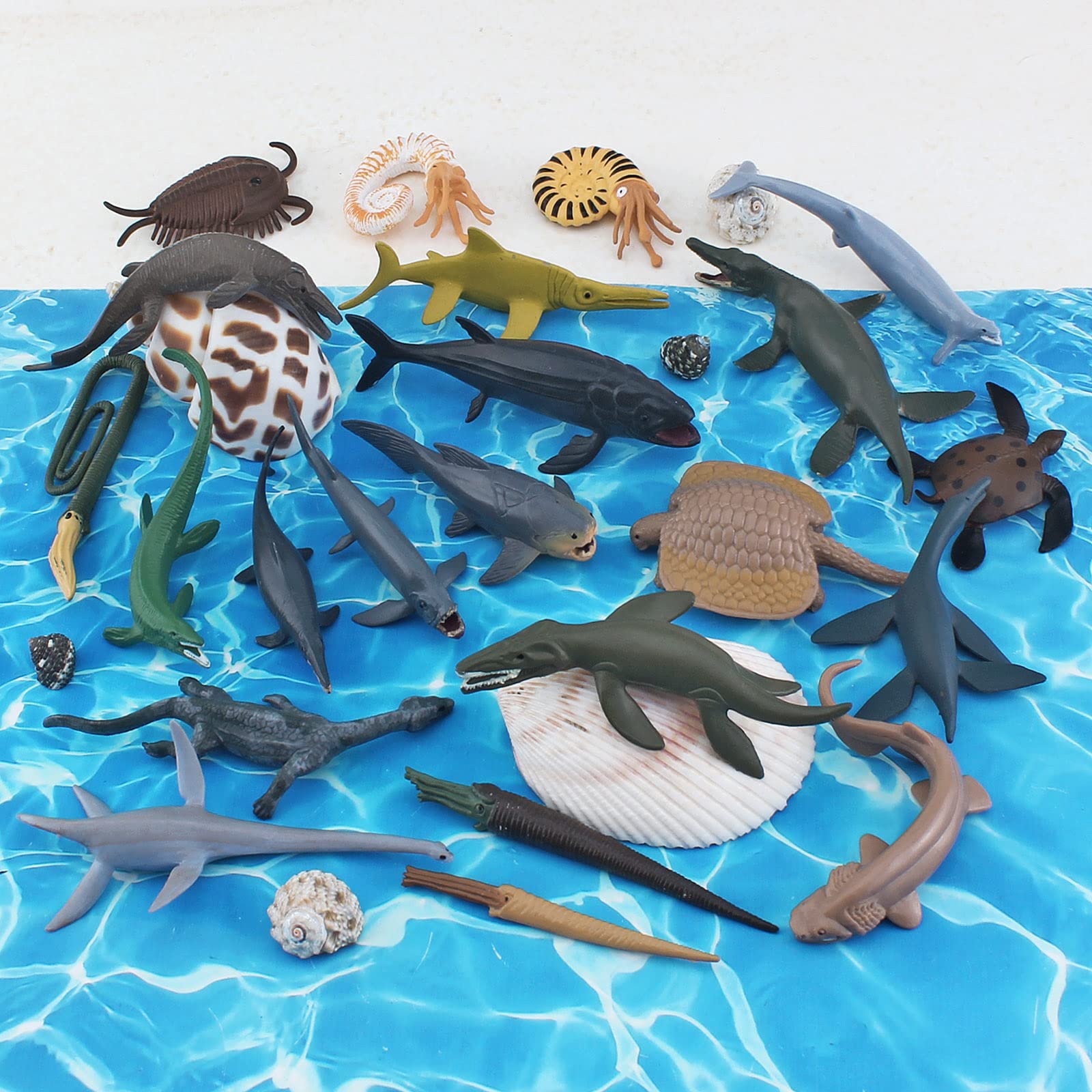 Mua 22PCS Prehistoric Sea Creatures Toys for Kids Ancient Sea Animals ...