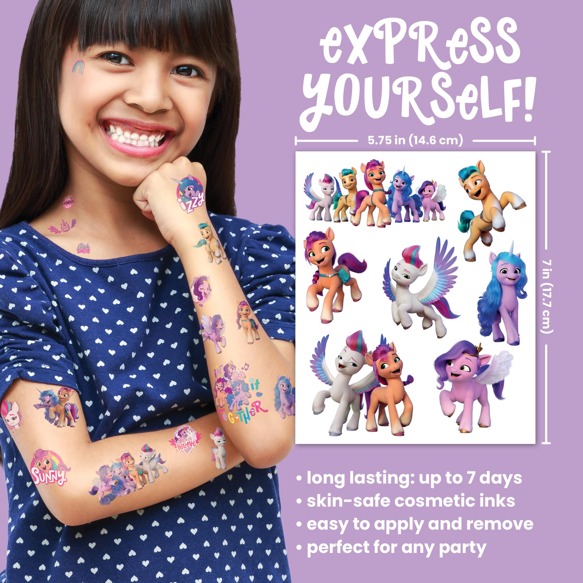 Mua Savvi - 50 My Little Pony Temporary Tattoos: Great for Halloween ...
