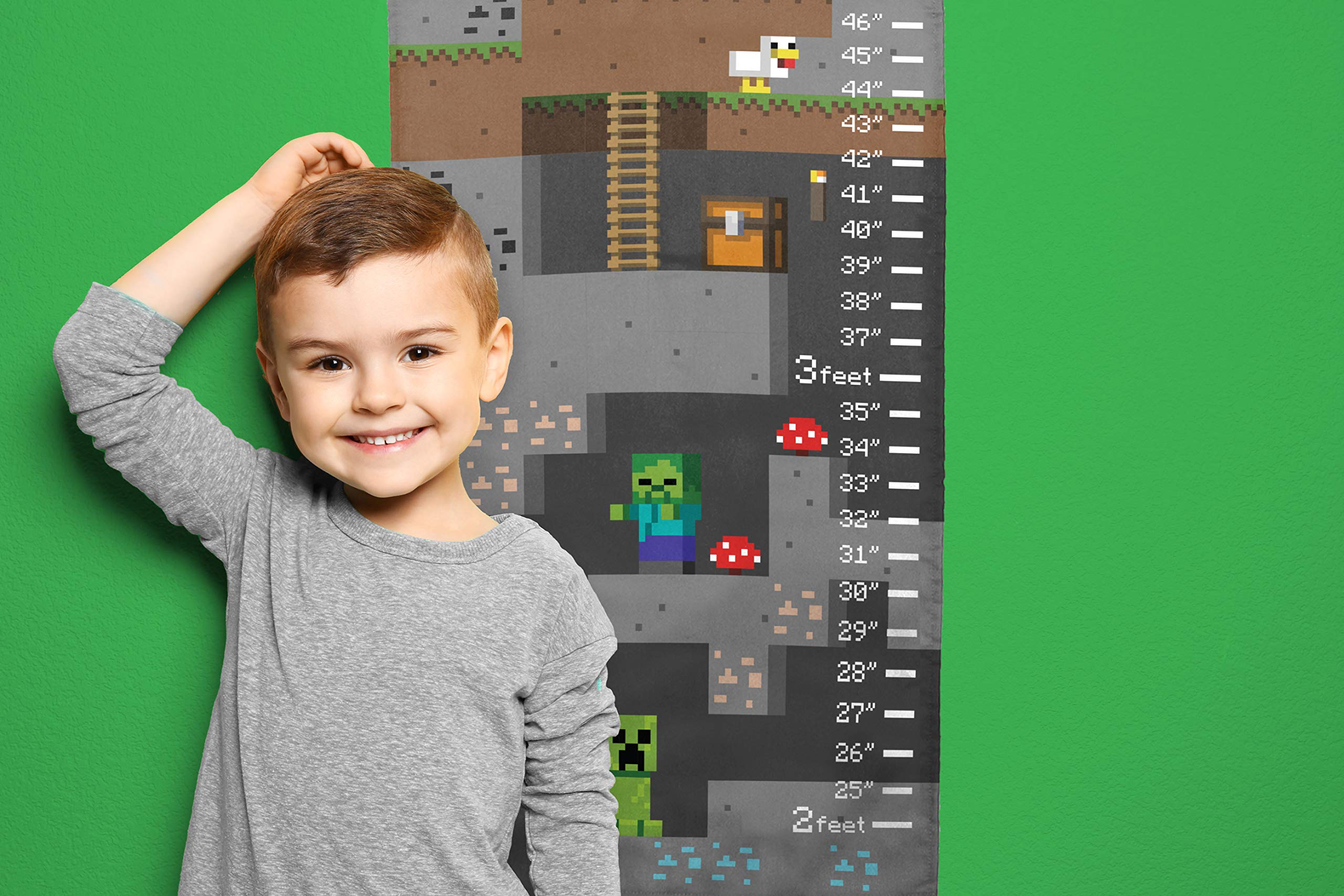 Mua Jay Franco Minecraft Growth Chart – Kids Removeable Wall Décor ...