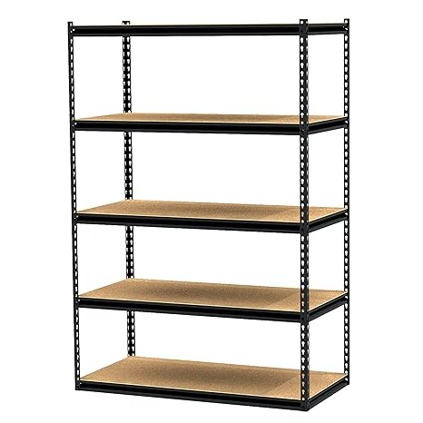 Gorilla Rack GRZ6-4824-5PCB 48 by 24 by 72-Inch Shelving Unit with 5 ...