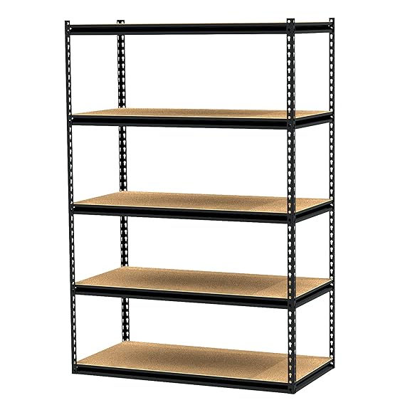 Gorilla Rack GRZ6-4824-5PCB 48 by 24 by 72-Inch Shelving Unit with 5 ...